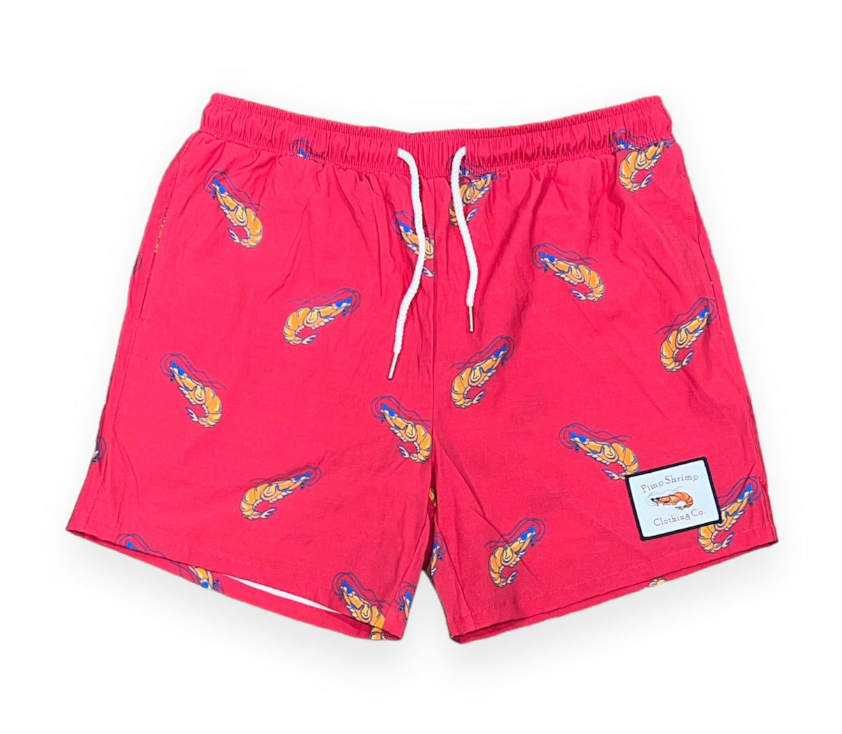 Men's Swim Shorts - Crimson – Pimp Shrimp Clothing