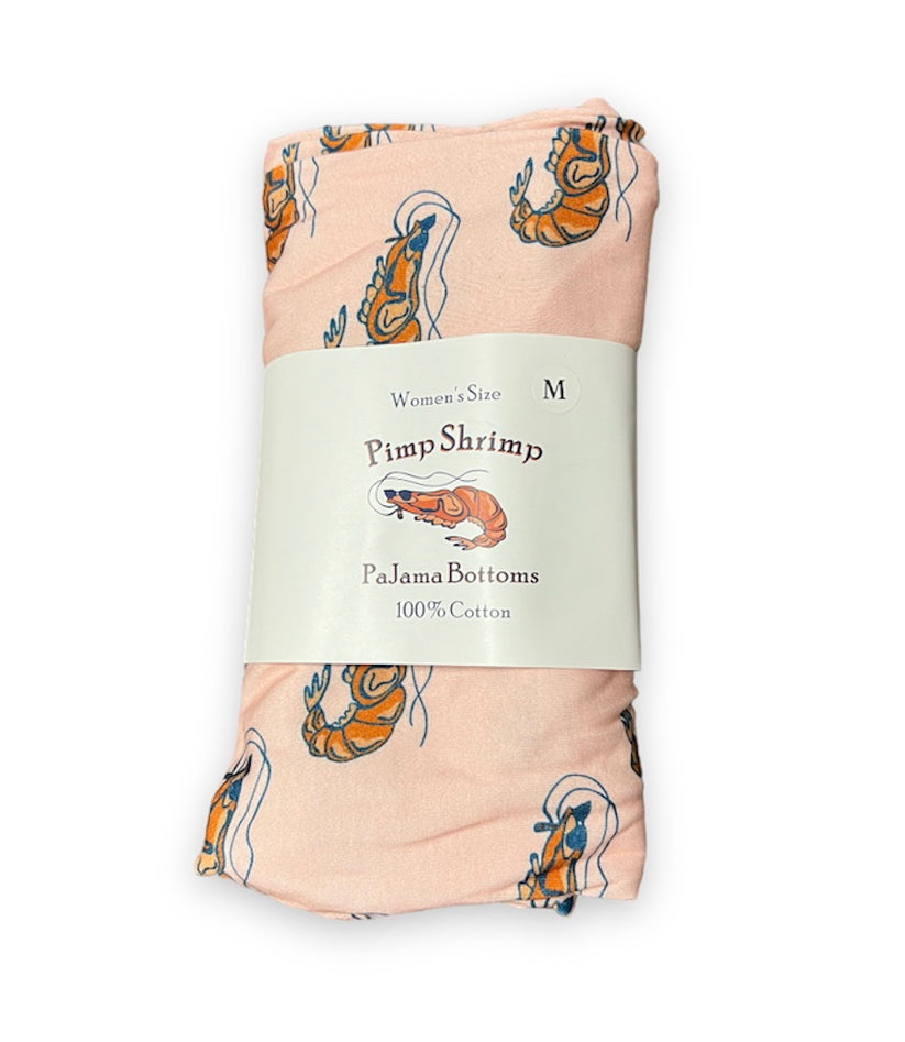 Women's Pajama Bottoms - Pink – Pimp Shrimp Clothing