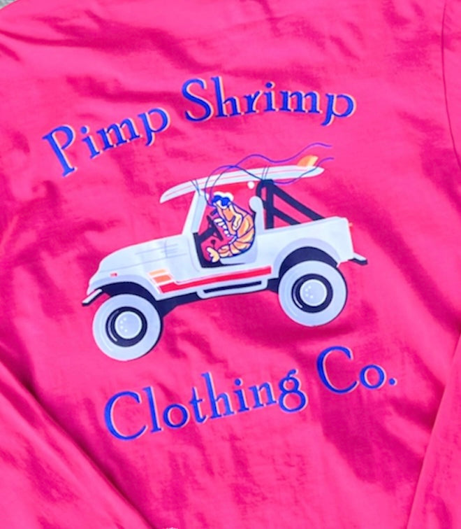 Long Sleeve Off Road Santa Pocketed T-Shirt – Pimp Shrimp Clothing