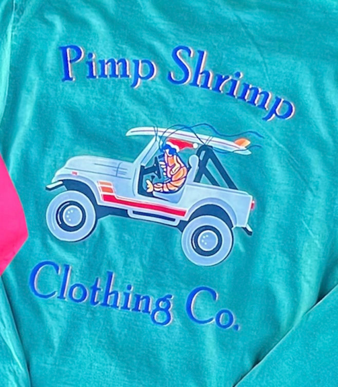 Long Sleeve Off Road Santa Pocketed T-Shirt – Pimp Shrimp Clothing